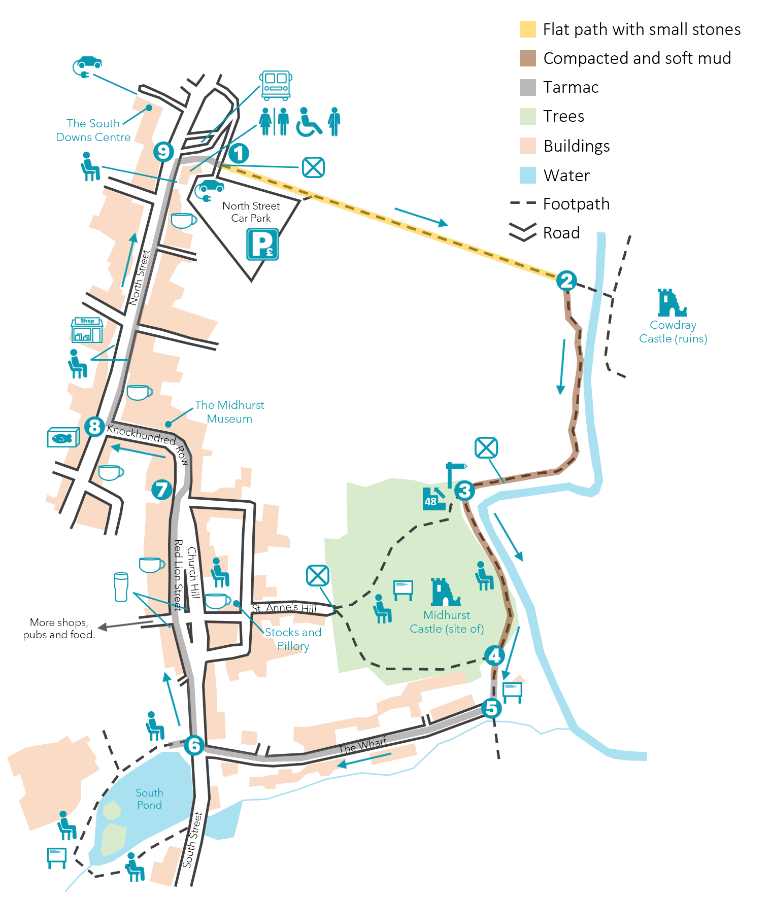 One mile in the South Downs - Walking Pace